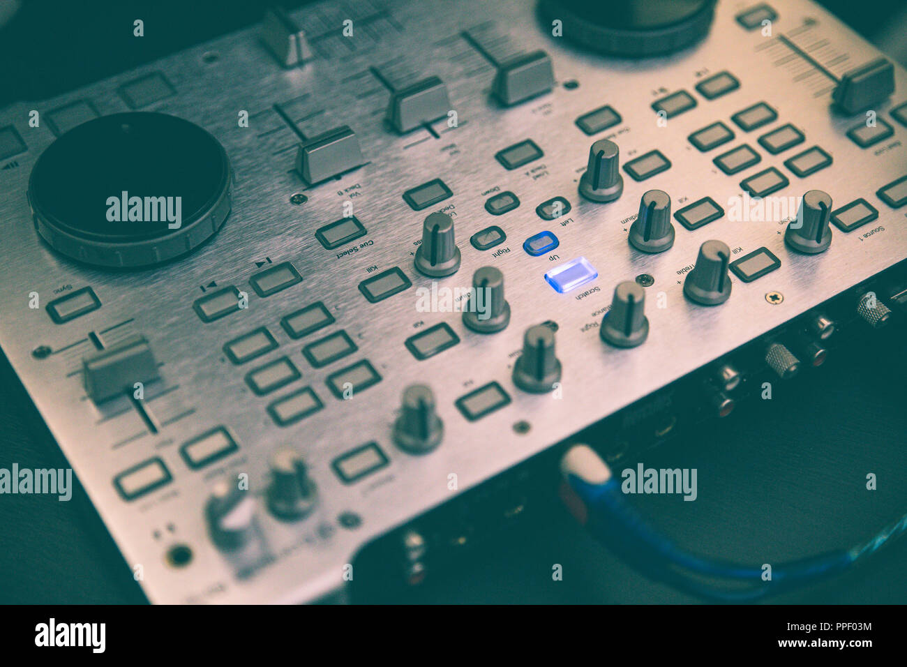 Input and output control panel hi-res stock photography and images - Alamy