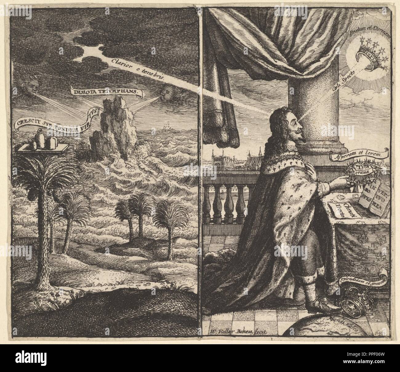 Frontispiece of eikon basilike hi-res stock photography and images - Alamy