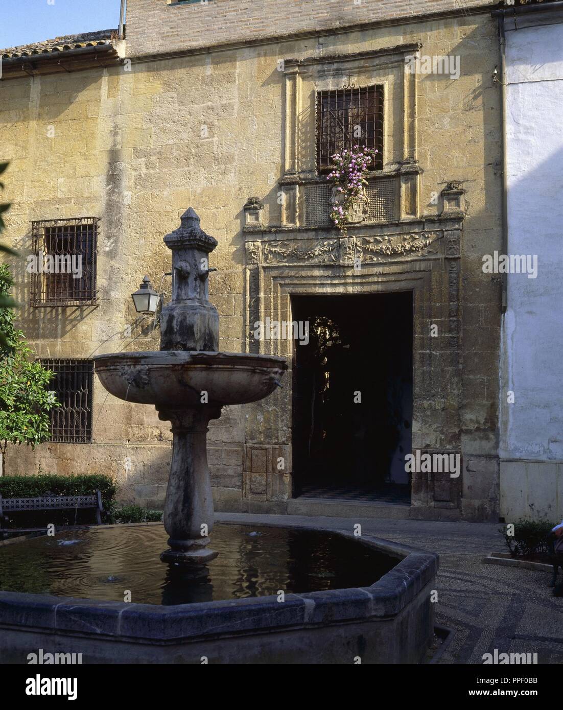 FUENTE Y FACHADA DEL PALACIO DE LOS LUNA DEL SIGLO XVI EN LA PLAZA DE ... FUENTE Y FACHADA DEL PALACIO DE LOS LUNA DEL SIGLO XVI EN LA PLAZA DE ...