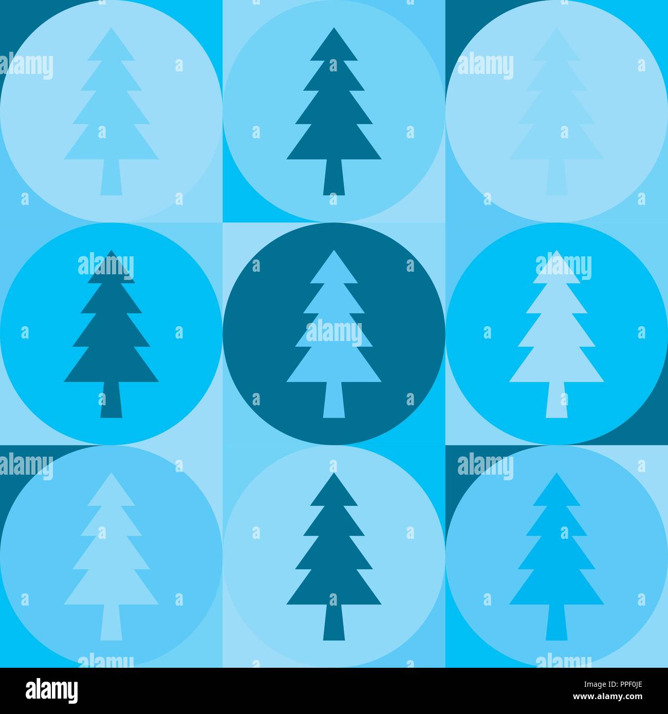 White line fir trees Stock Vector Images - Alamy
