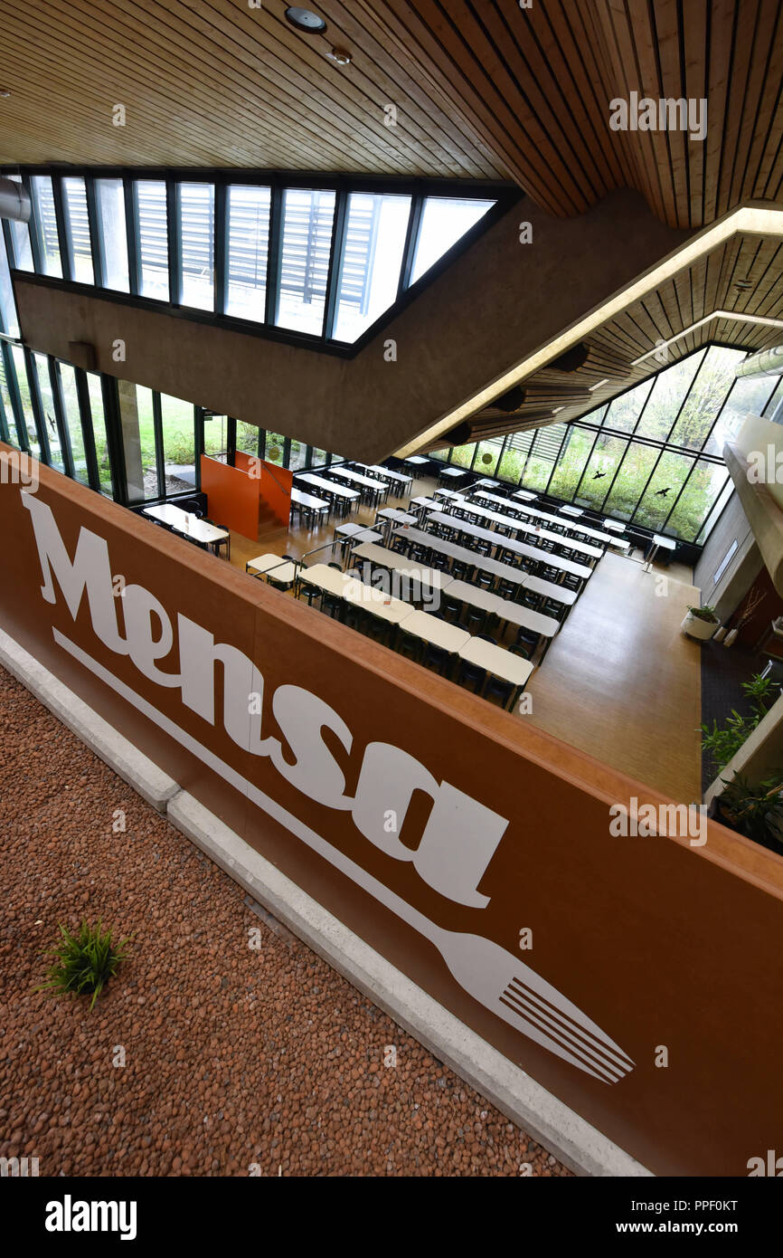 Mensa of the Technical University Munich (TUM) in Garching Stock Photo ...