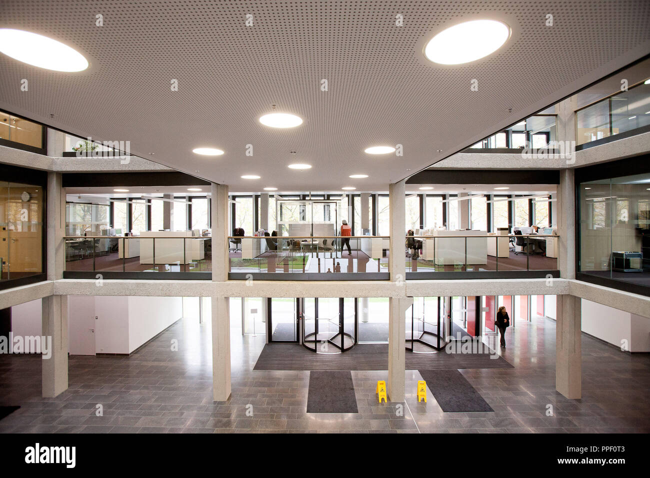 The new building of Munich Re at Berliner Strasse 95 in Schwabing. In ...