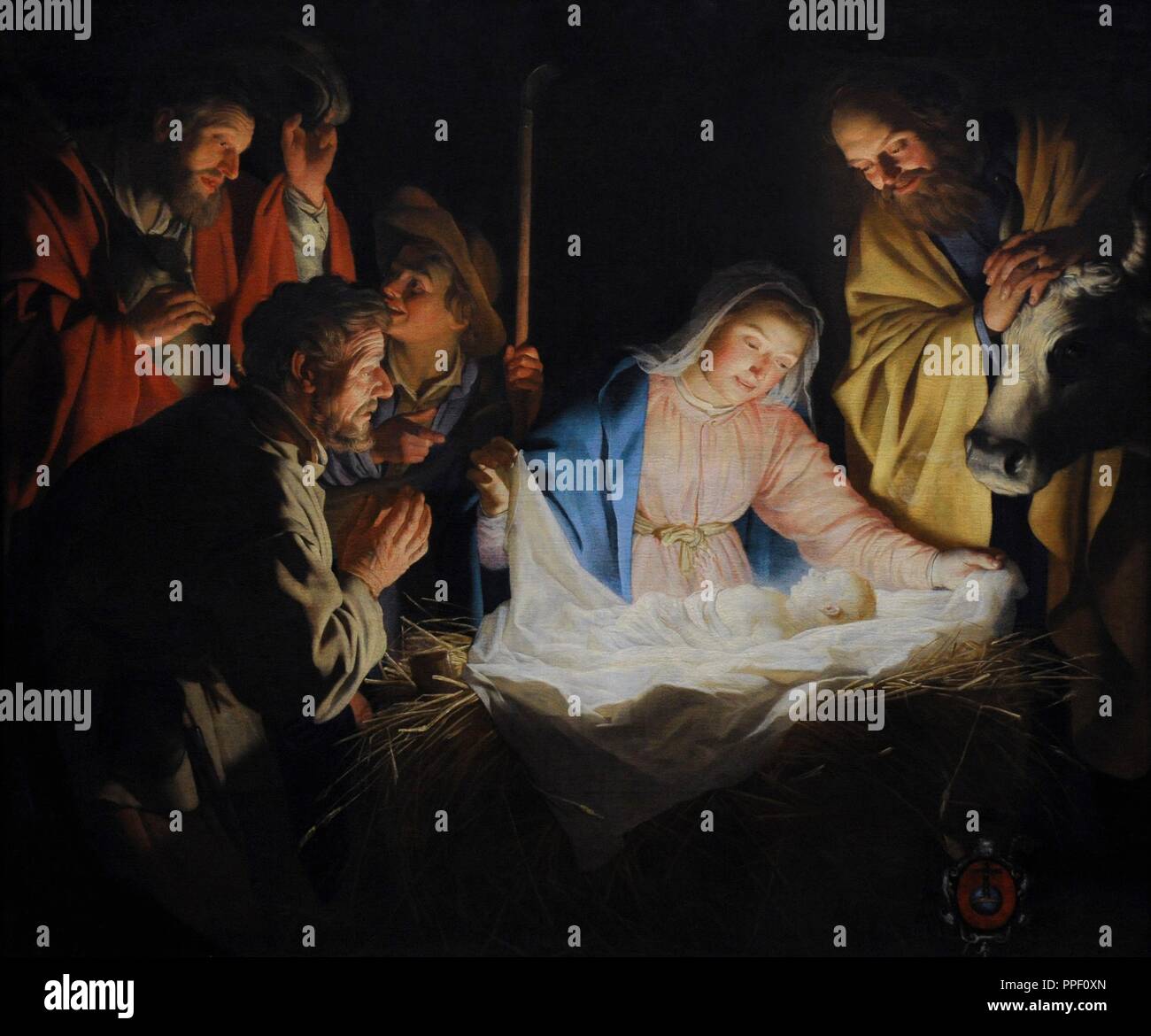Nativity gerrit van honthorst hi-res stock photography and images - Alamy