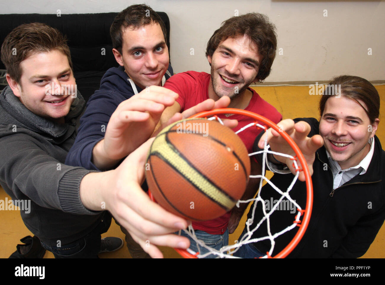 The 'startup' team of 'Vestoo' with Max Wunderlich, Manuel Kulisch ...