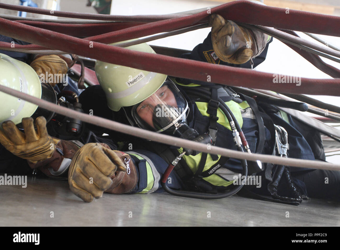 Firefighter training simulation hi-res stock photography and images - Alamy