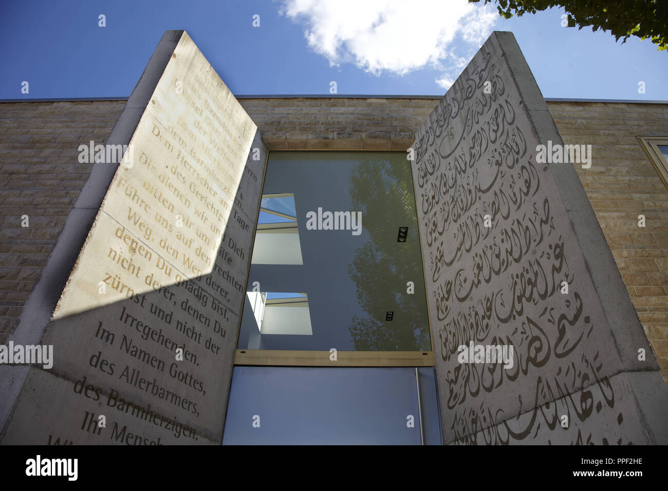 Mosque of the Islamic community of Penzberg, Upper Bavaria, Germany ...
