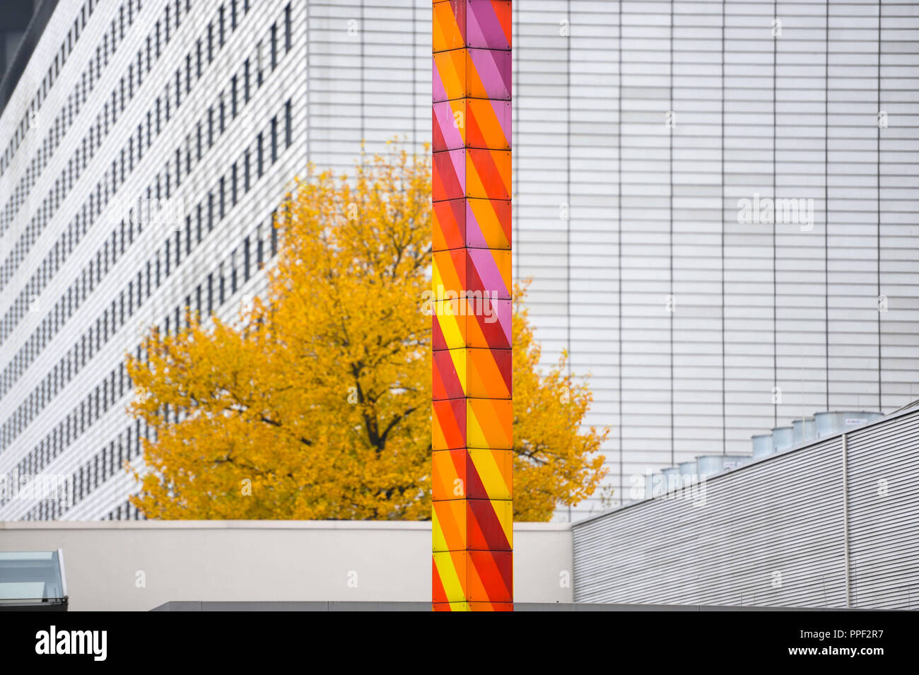 Exterior view of the main building of Hospital Grosshadern consists of ...