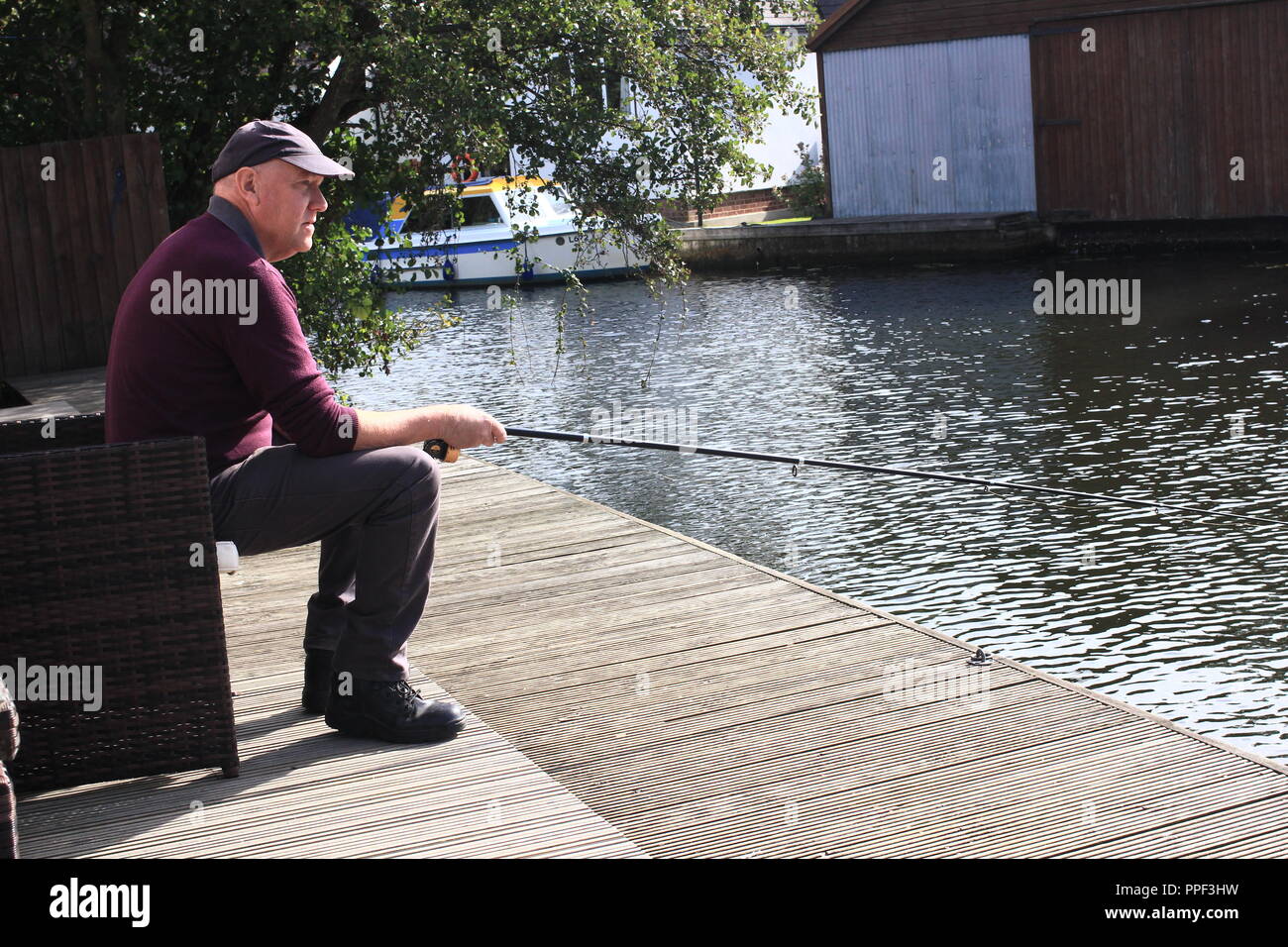 Coarse fishing in England Stock Photo - Alamy