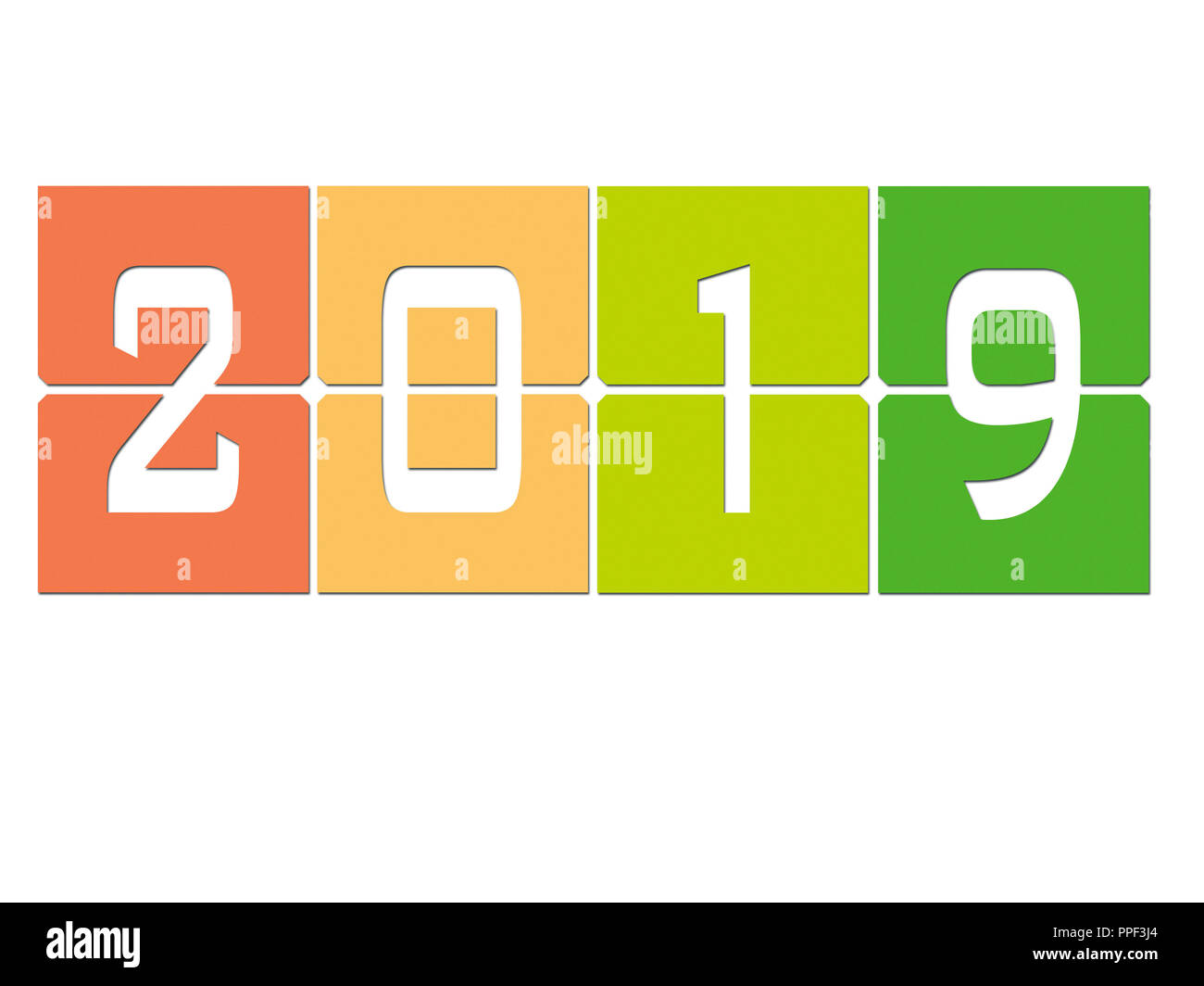 Wishes card 2019 Cut Out Stock Images & Pictures - Alamy