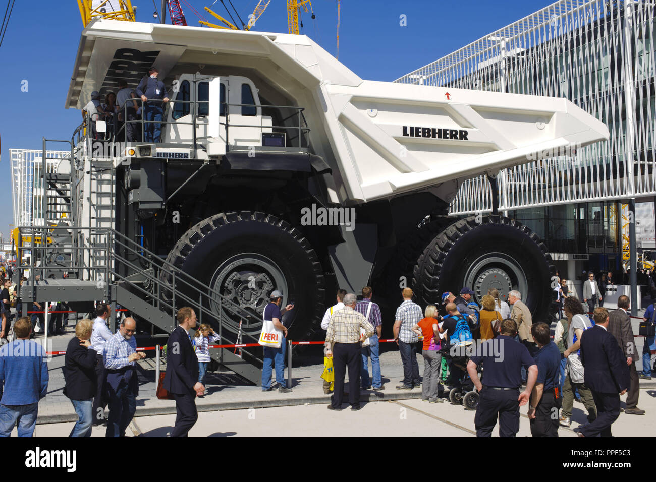 Bauma Munich 2013, Trade Fair for Construction Machinery with a large ...