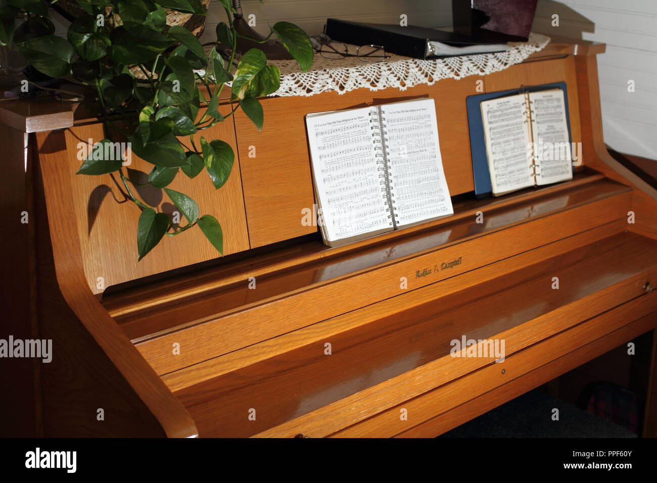 Piano Still Life Stock Photo - Alamy