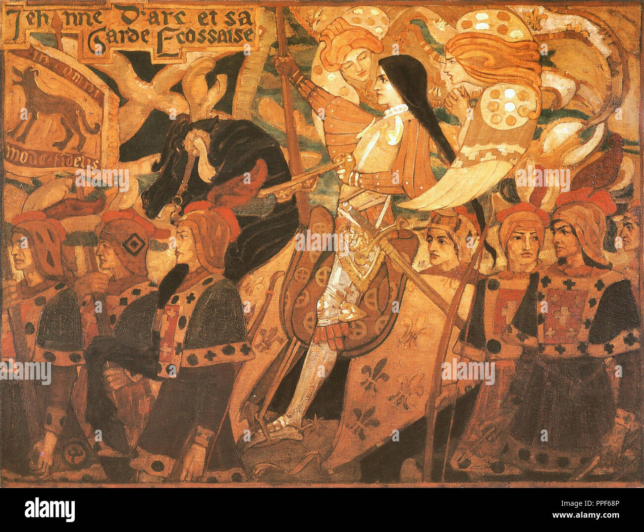 Duncan John - Jehanne D'arc Et Sa Garde Ecossaise 2 Stock Photo - Alamy