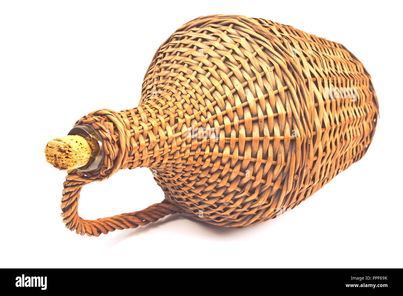 Wicker demijohn Cut Out Stock Images & Pictures - Alamy