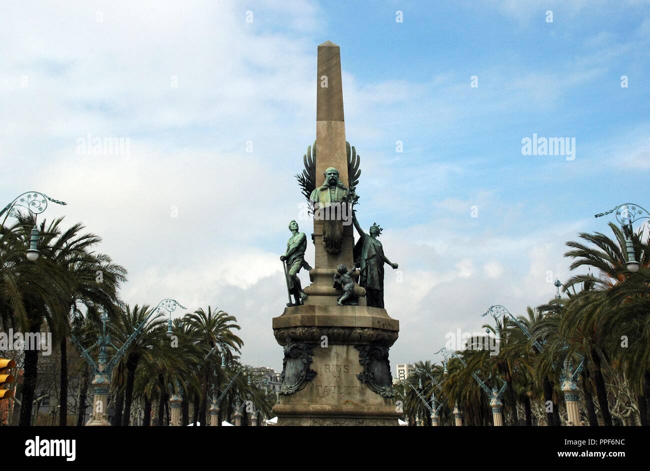 Monumento a rius y taulet hi-res stock photography and images - Alamy