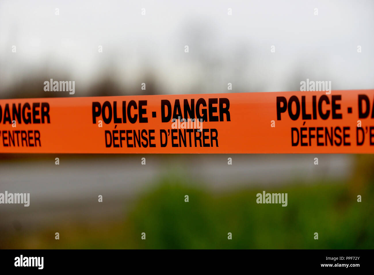 Crime scene police tape hi-res stock photography and images - Alamy
