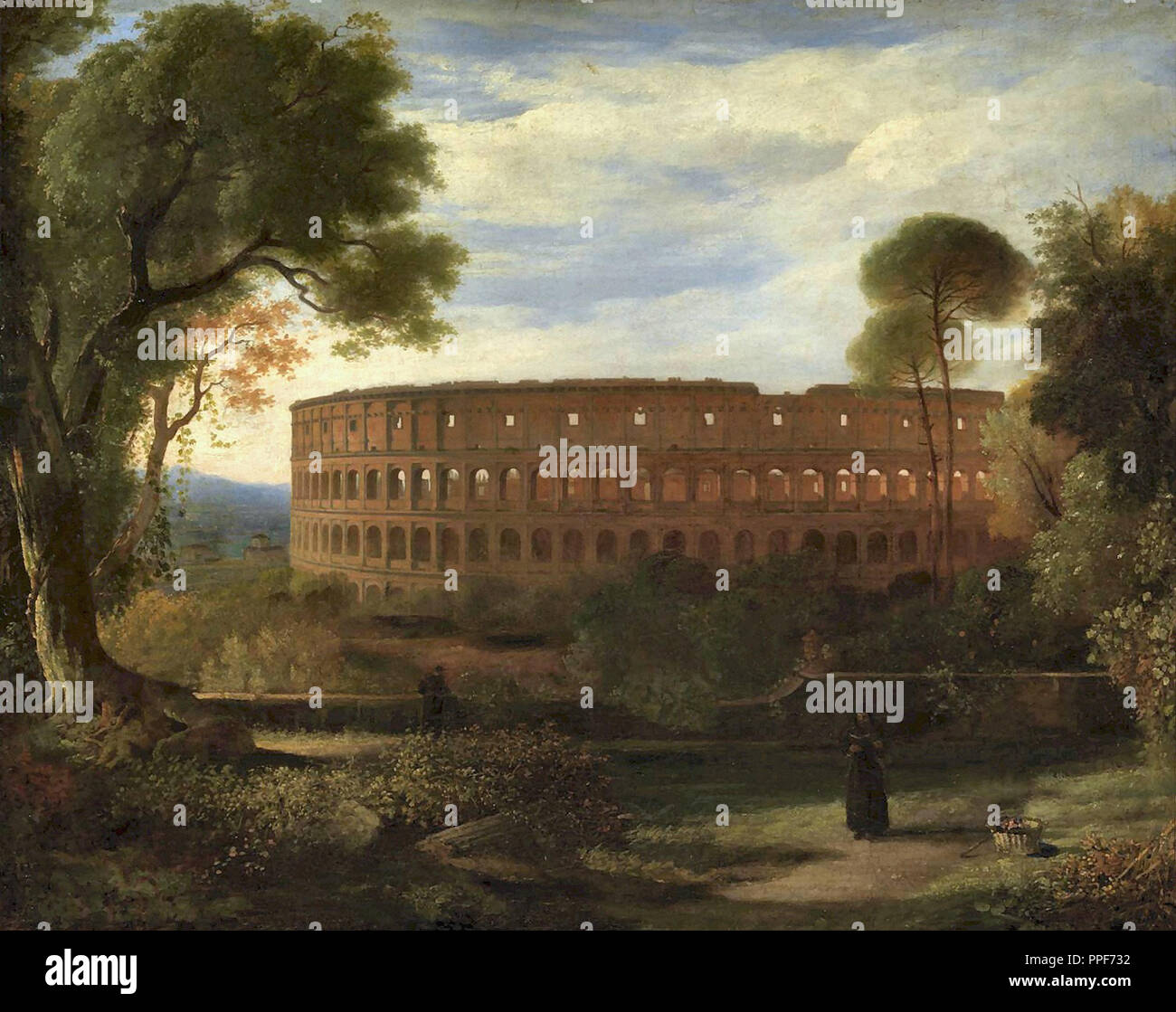 Eastlake Charles Lock - the Colosseum from the Esquiline Stock Photo ...