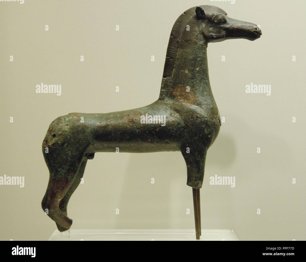 Greek Art. Archaic Period. Horse. Bronze. Archaeological Museum of ...