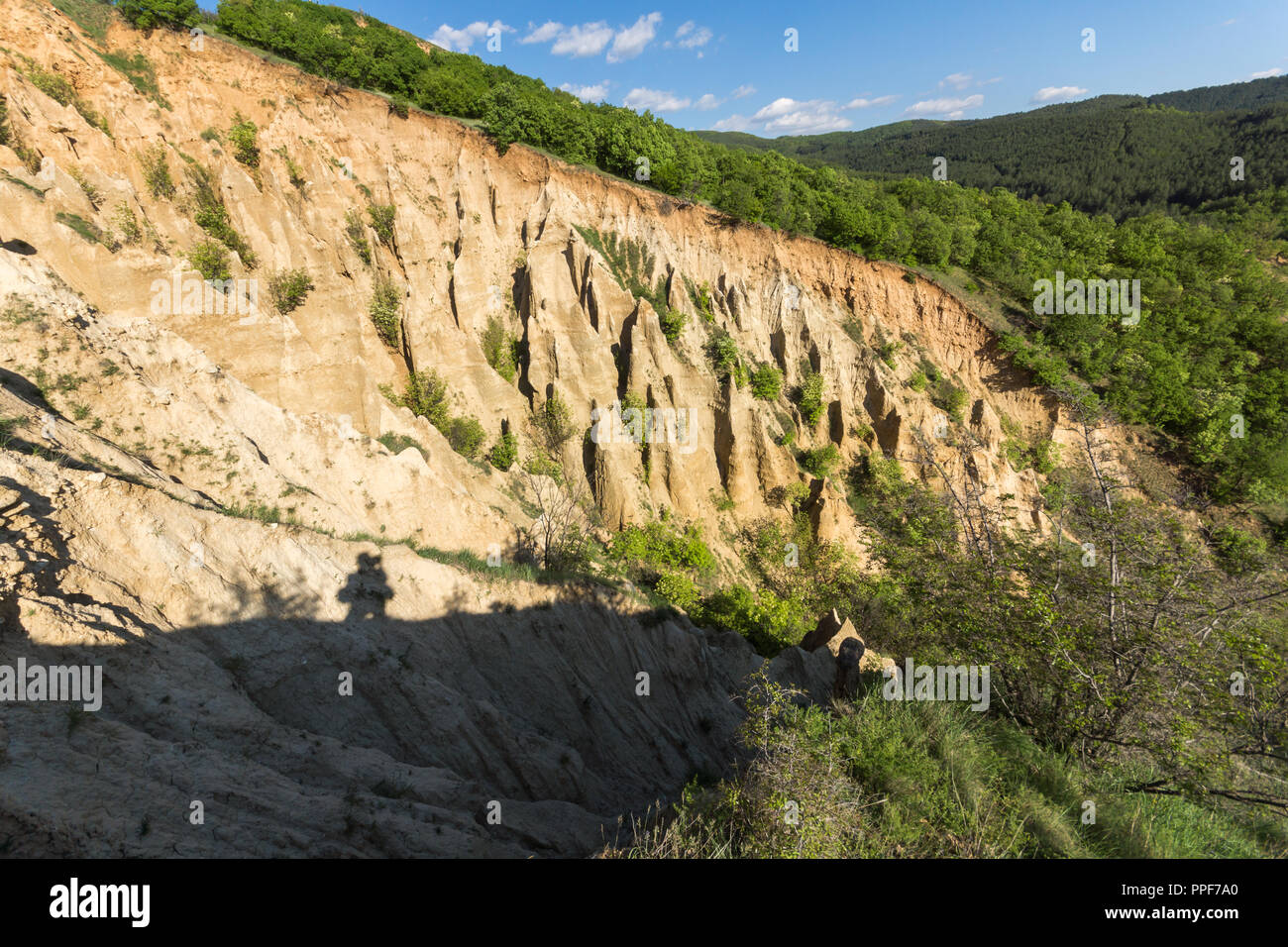 Landscape with rock formation Stob pyramids, Rila Mountain, Kyustendil ...