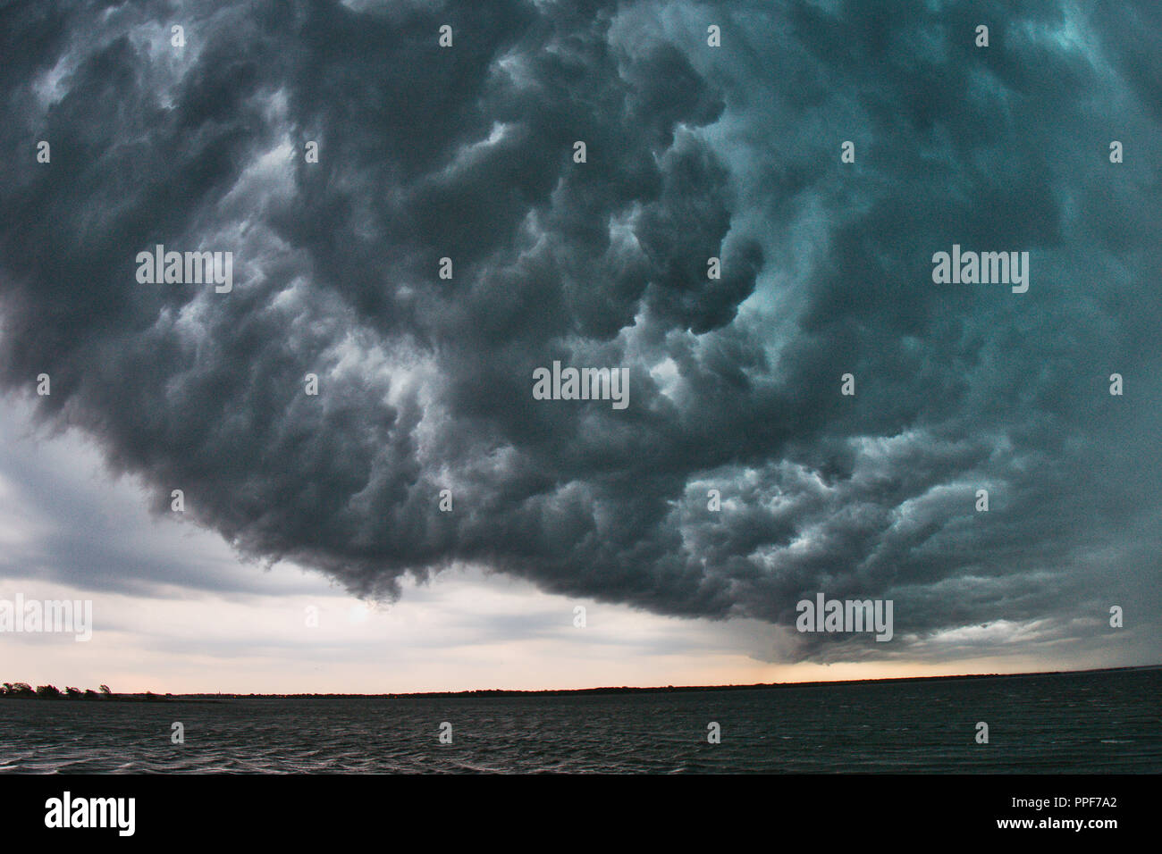Violent thunderstorm clouds hi-res stock photography and images - Alamy