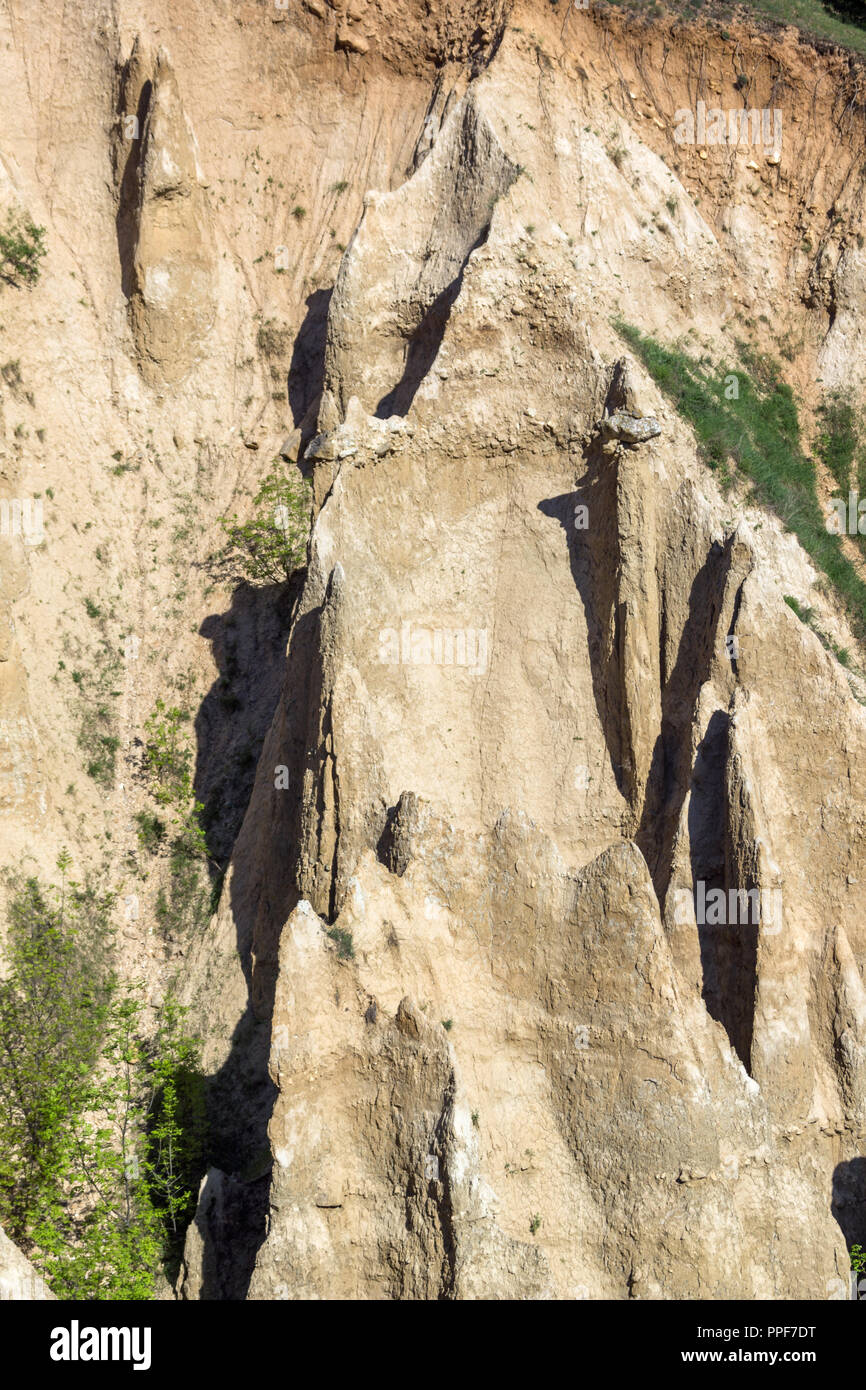 Landscape with rock formation Stob pyramids, Rila Mountain, Kyustendil ...