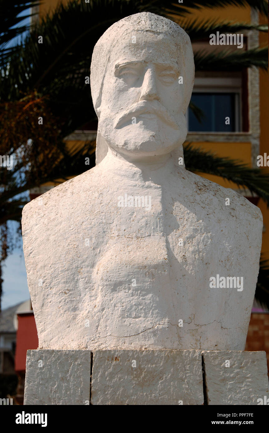Hasan Hoxha Tasini (1812-1881). Bust. Saranda. Republic of Albania ...