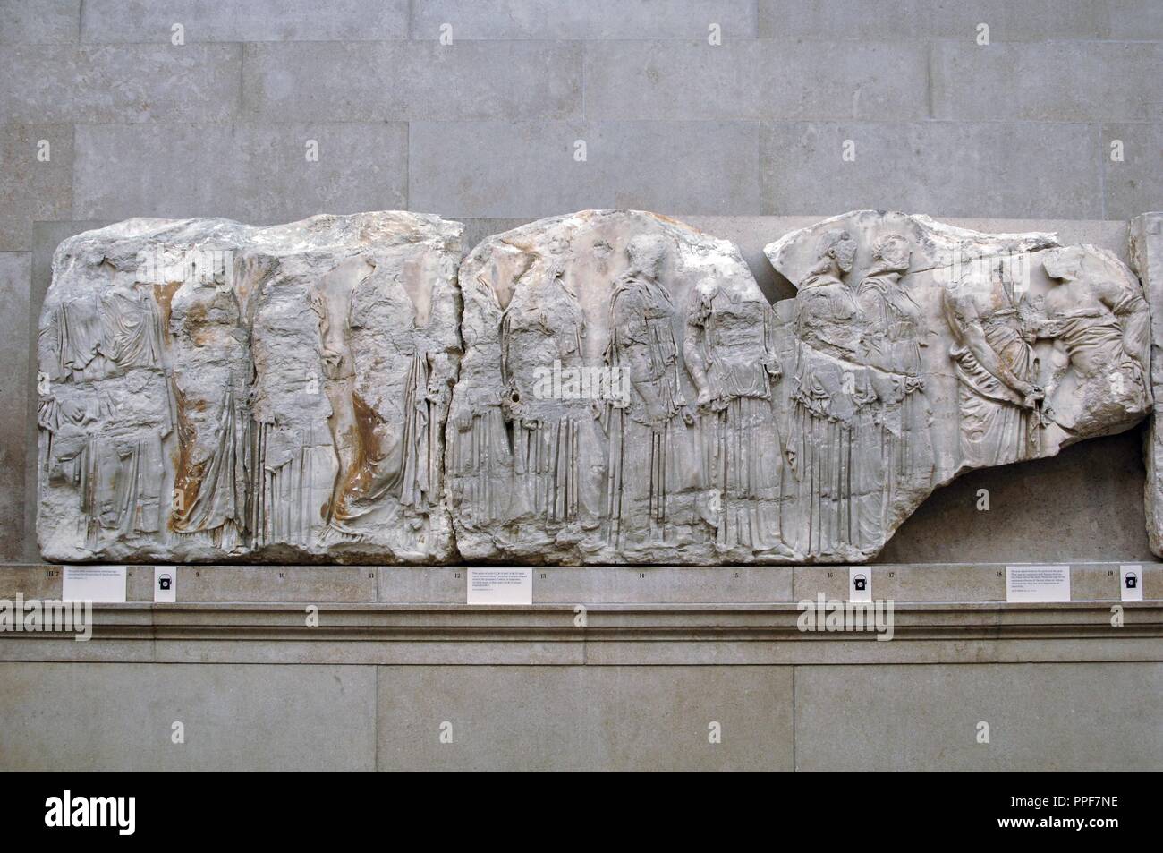 Parthenon. 447-432BC. Greek Classical period. East frieze. Girls ...