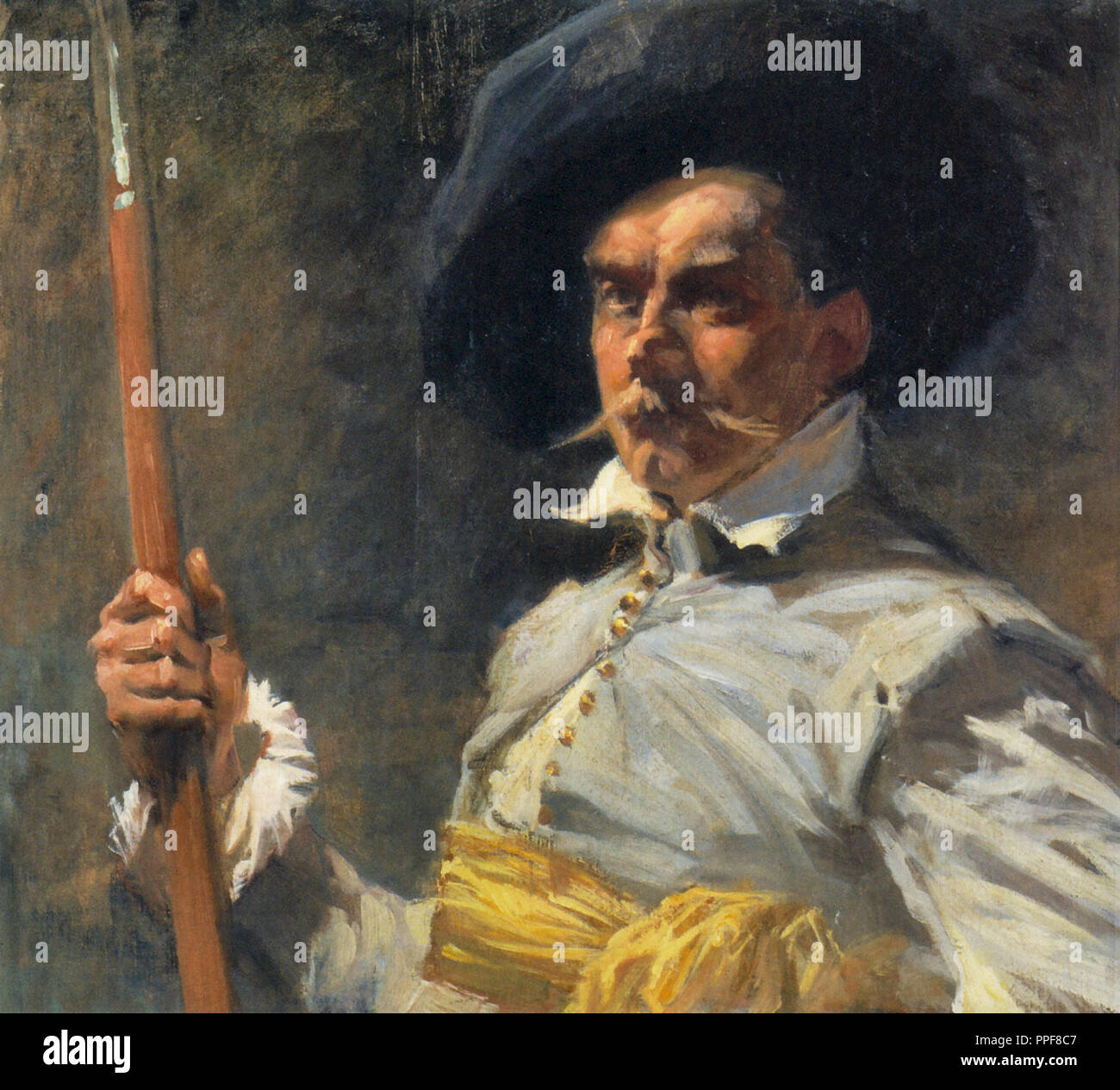 Edelfelt Albert - Self Portrait 3 (in 17th Century Costume Stock Photo ...