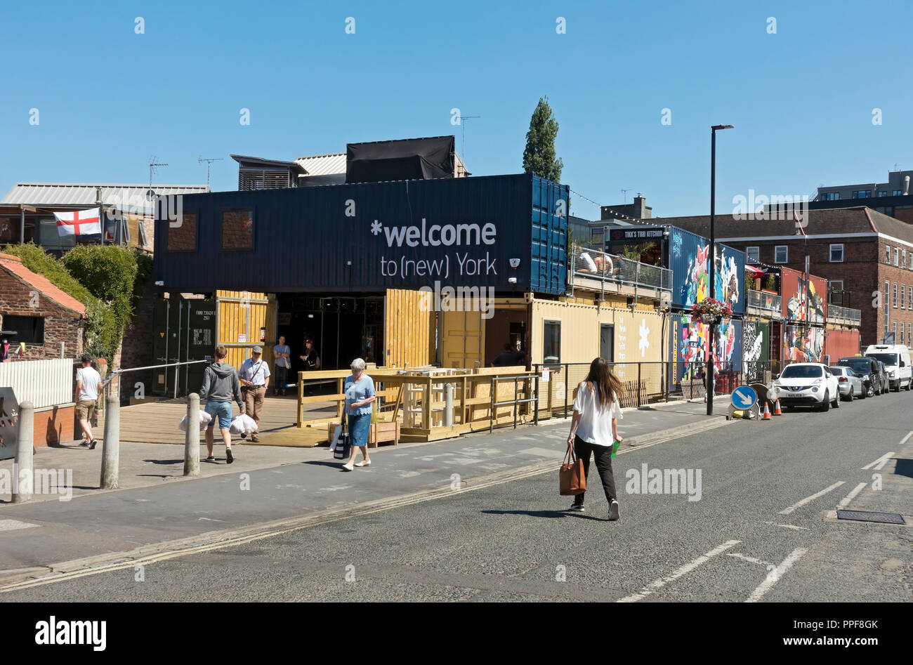 Spark York CIC shipping container independent business shop shops ...