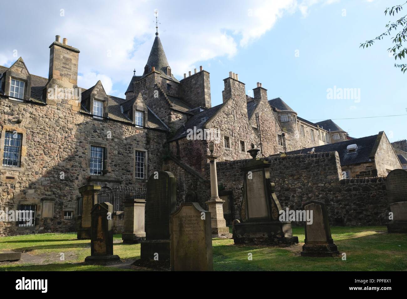 The Canongate Kirkyard (English: Churchyard) stands around Canongate ...