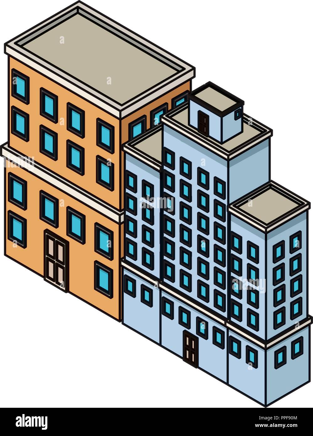 Company buildings Stock Vector Images - Alamy