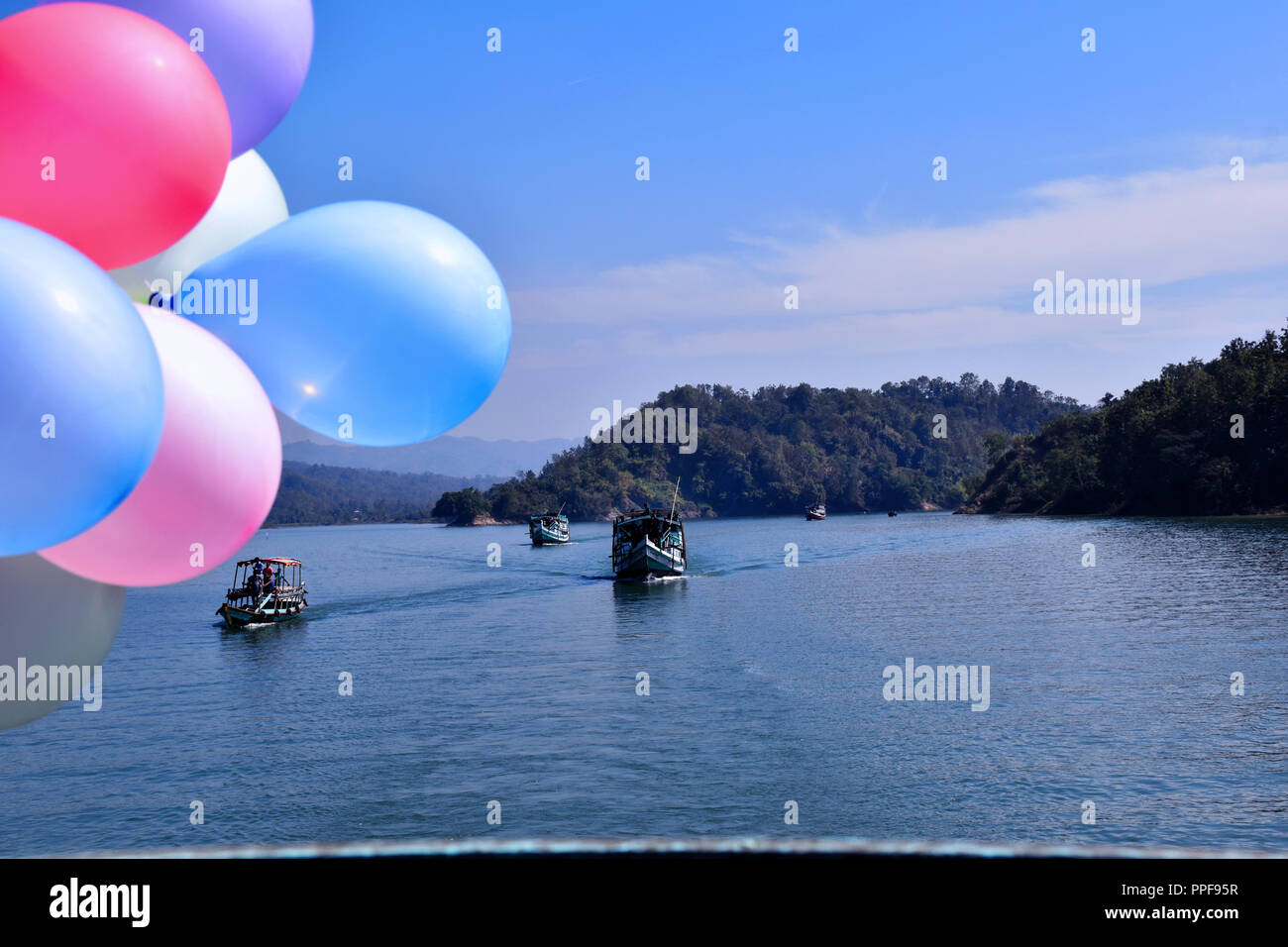 Kaptai Lake, Rangamati River View , Bangladesh Stock Photo - Alamy