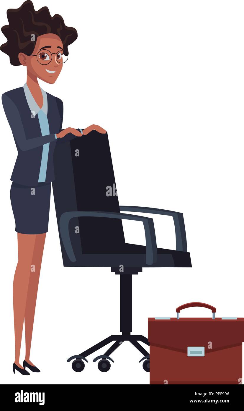 Businesswoman working cartoon Stock Vector Image & Art - Alamy