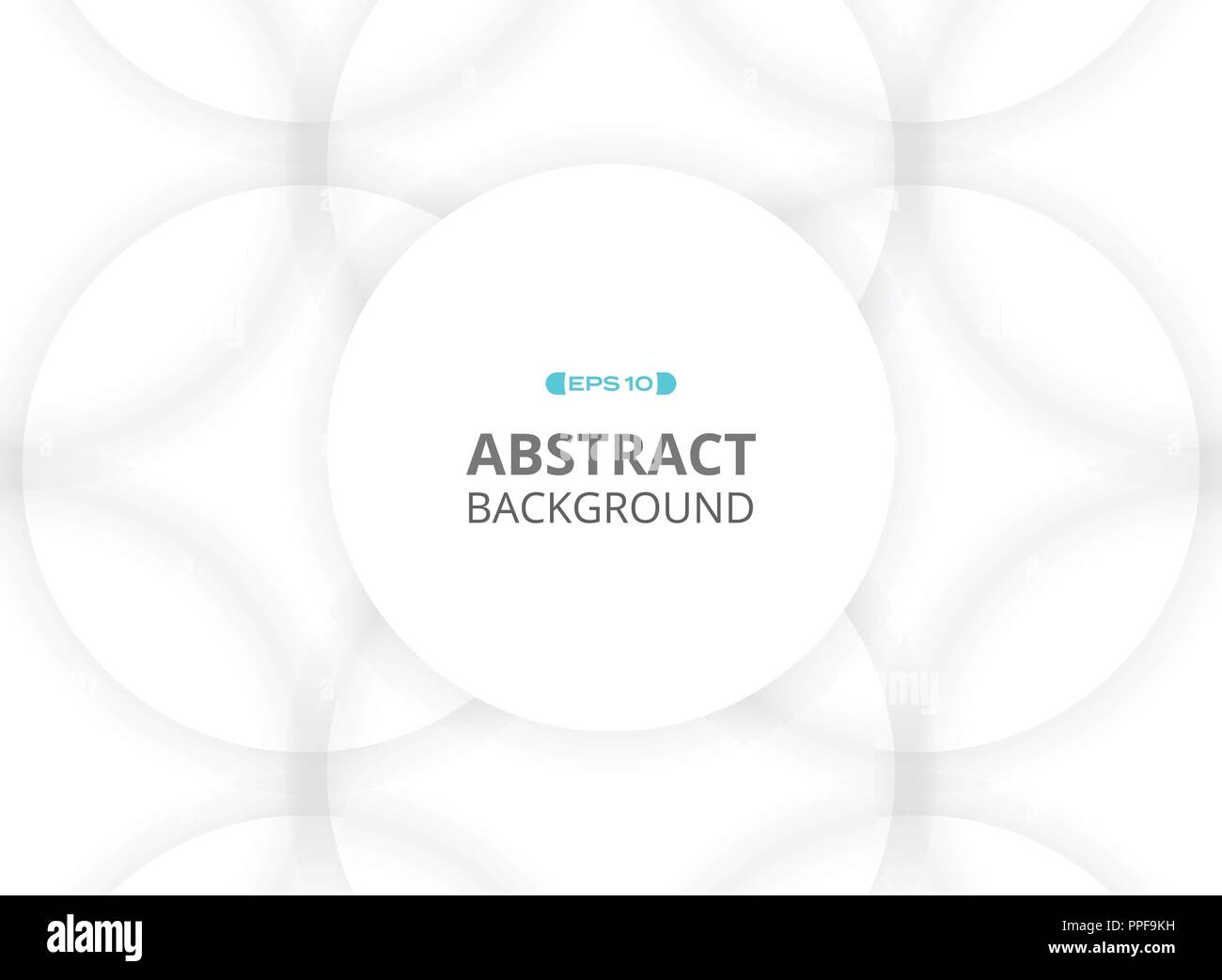 Abstract of white round space pattern background, vector eps10 Stock ...