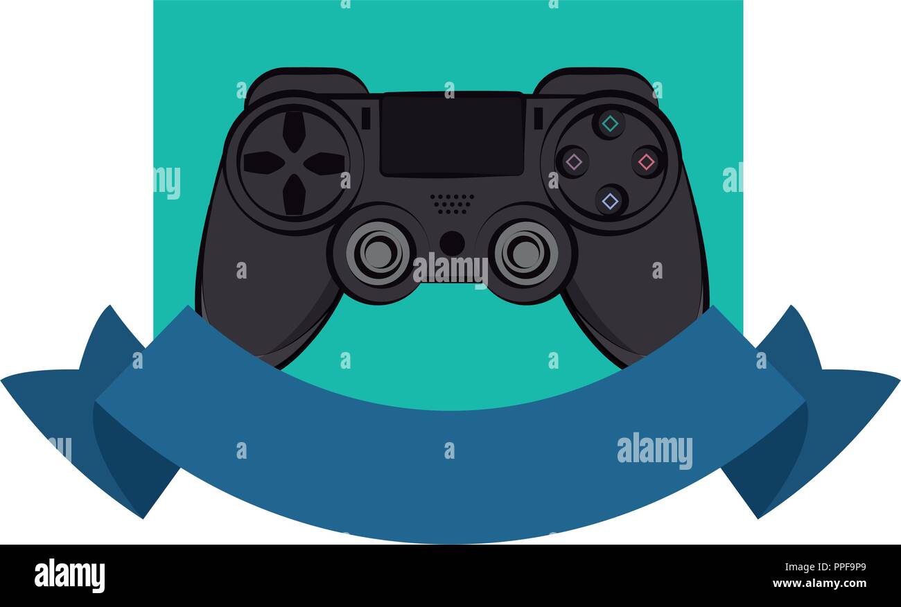 Modern console gamepad emblem Stock Vector Image & Art - Alamy