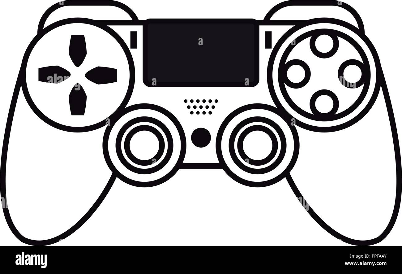 Video game controller sketch hi-res stock photography and images - Alamy