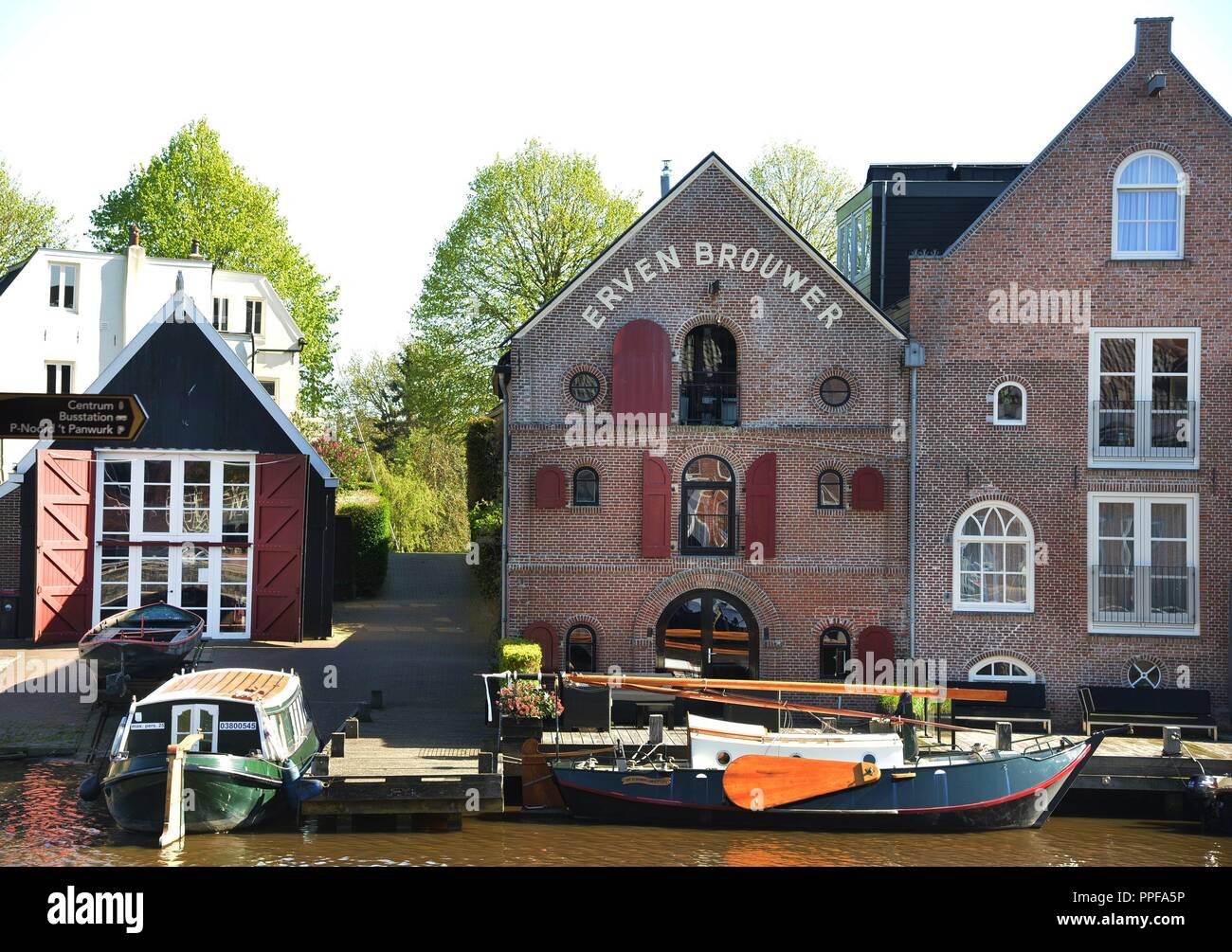 The old town Dokkum in today's Friesland (The Netherlands) on 7.05.2018 ...