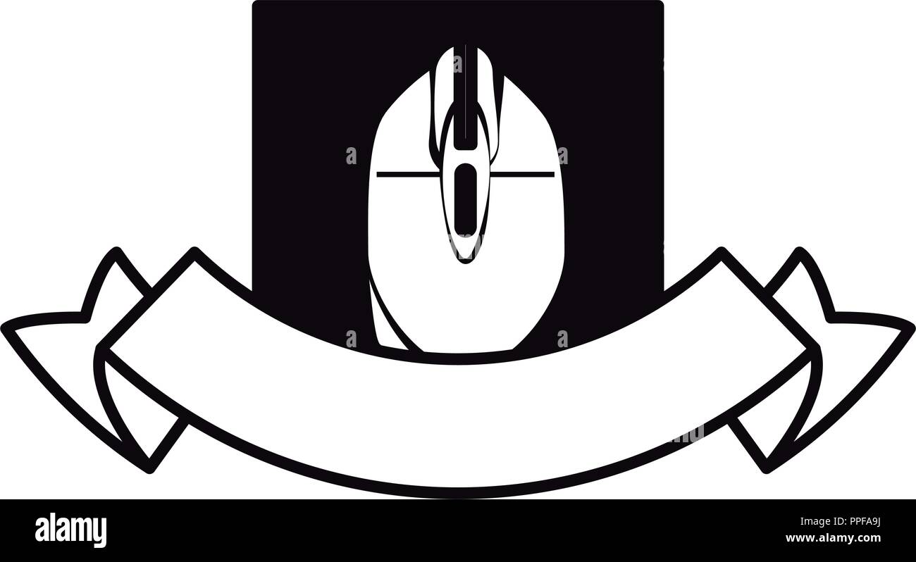 Gamer mouse device emblem Stock Vector Image & Art - Alamy