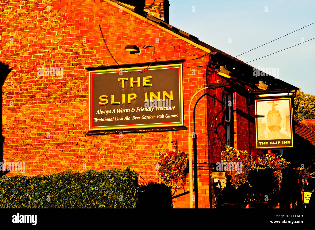 The Slip Inn, Clementhorpe, York, England Stock Photo - Alamy