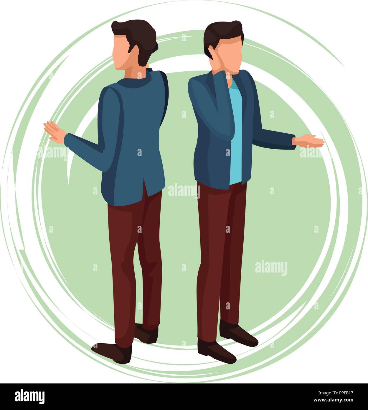 Man talking with smartphone avatar Stock Vector Image & Art - Alamy