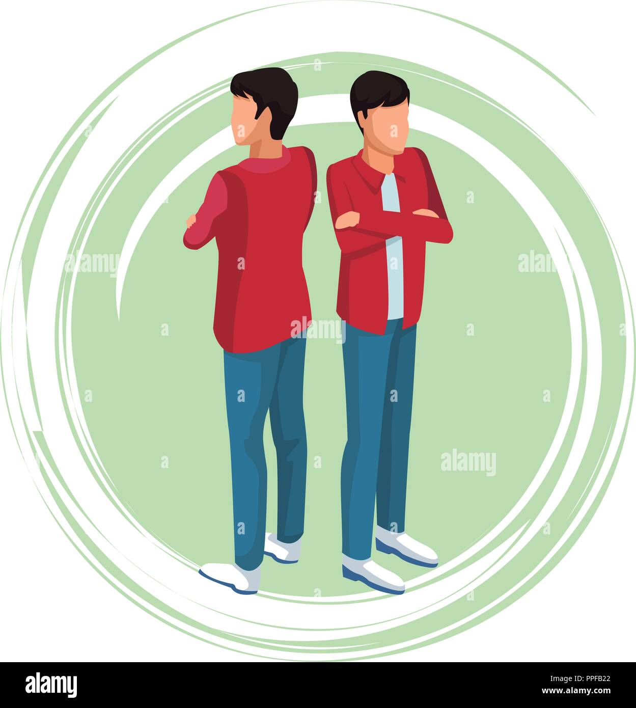 Man with crossed arms avatar Stock Vector Image & Art - Alamy