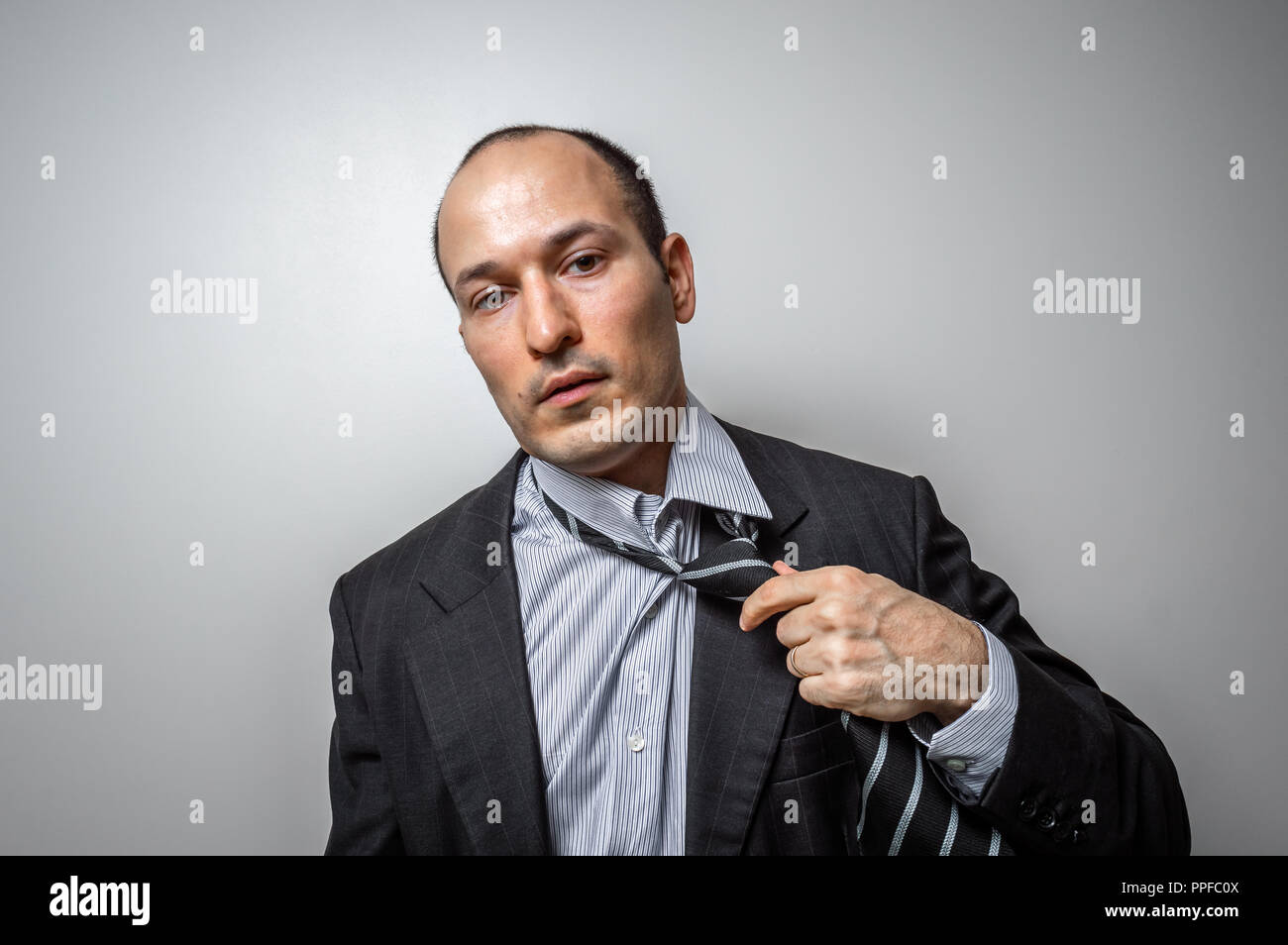 Sad man suit hi-res stock photography and images - Alamy