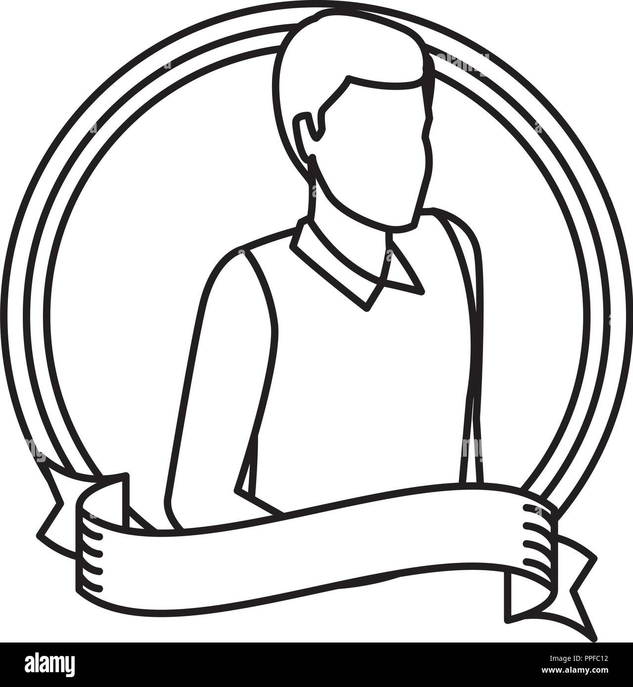 White ribbon sweater Stock Vector Images - Alamy