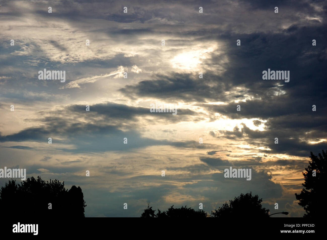 Beautiful Sunset After Rain High Resolution Stock Photography and ...