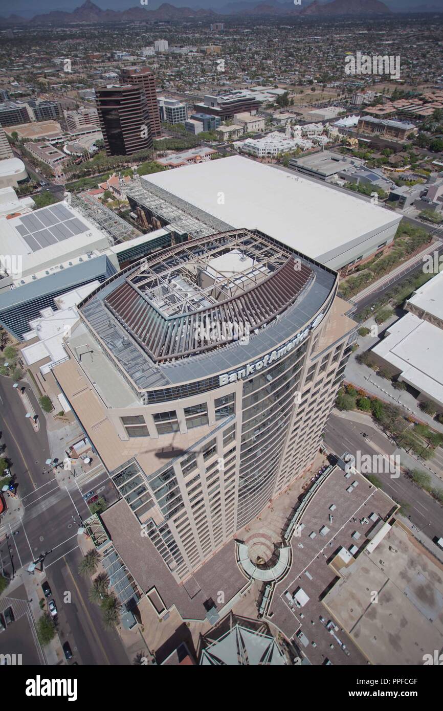 Buildings, downtown Phoenix, skyscrapers, tower, metropolis, big city ...