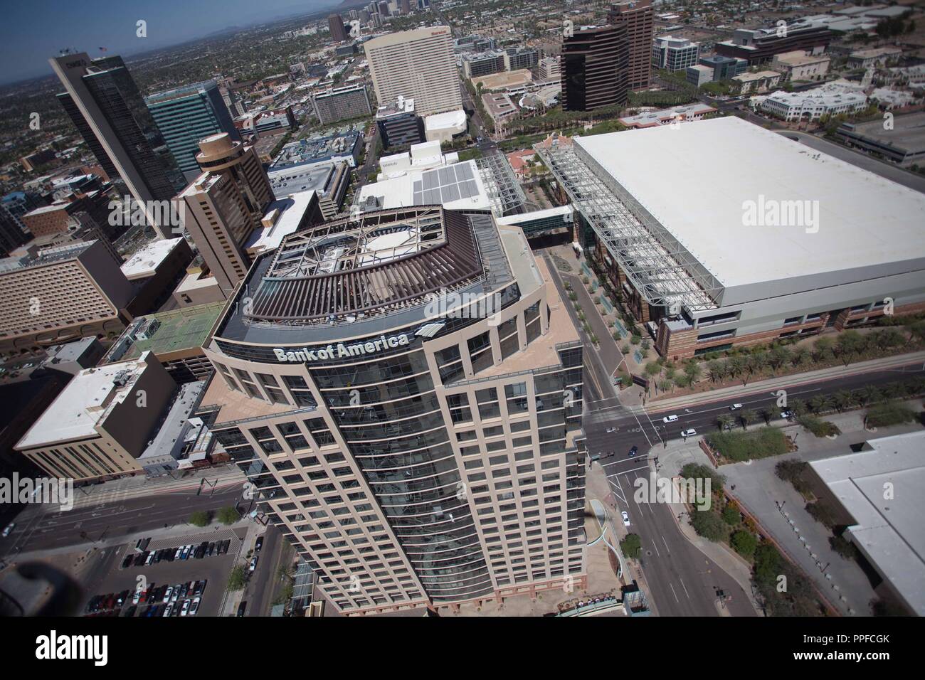 Buildings, downtown Phoenix, skyscrapers, tower, metropolis, big city ...