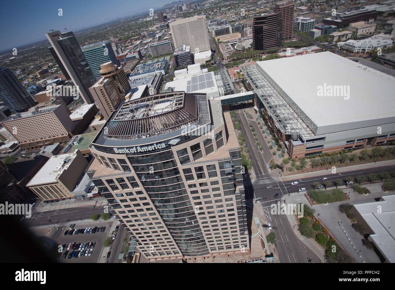 Buildings, downtown Phoenix, skyscrapers, tower, metropolis, big city ...