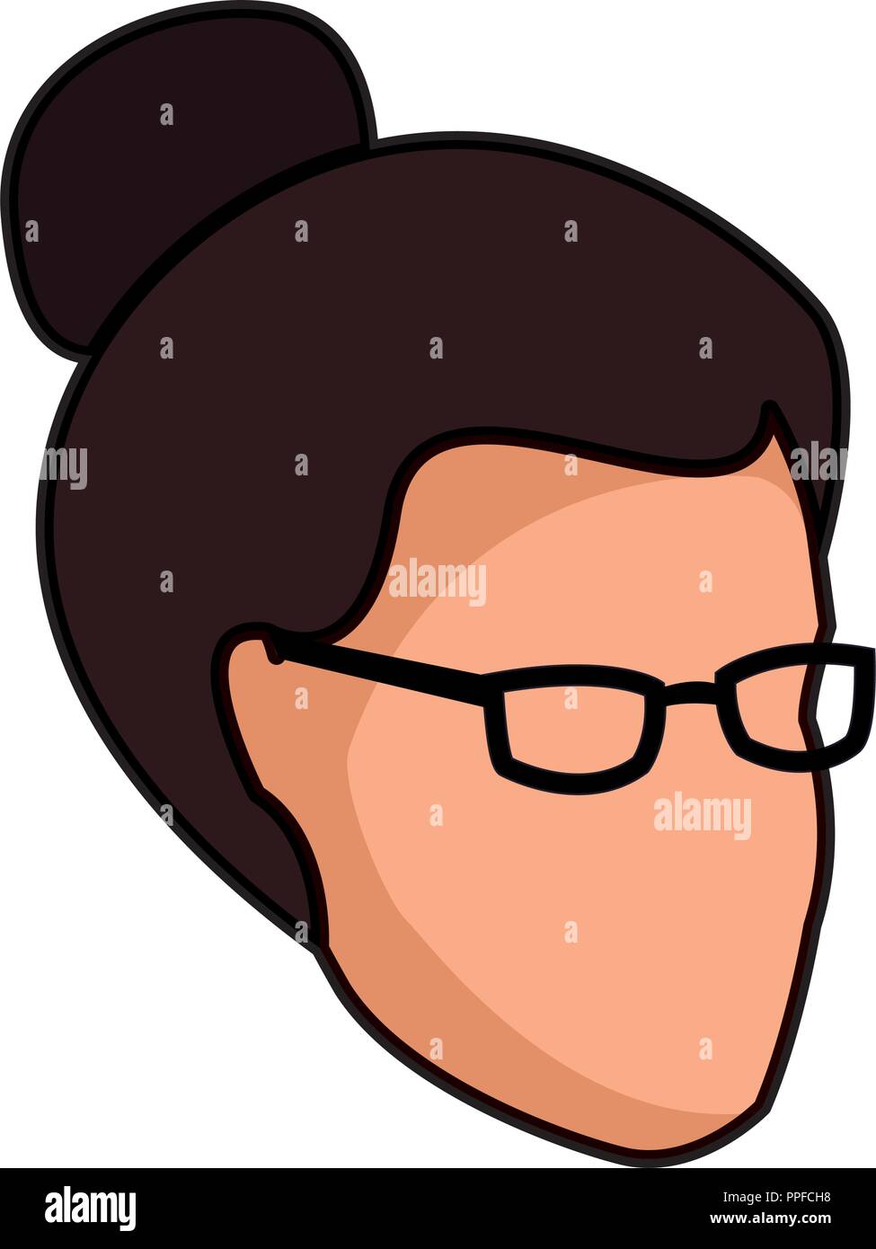 Woman faceless profile Cut Out Stock Images & Pictures - Alamy