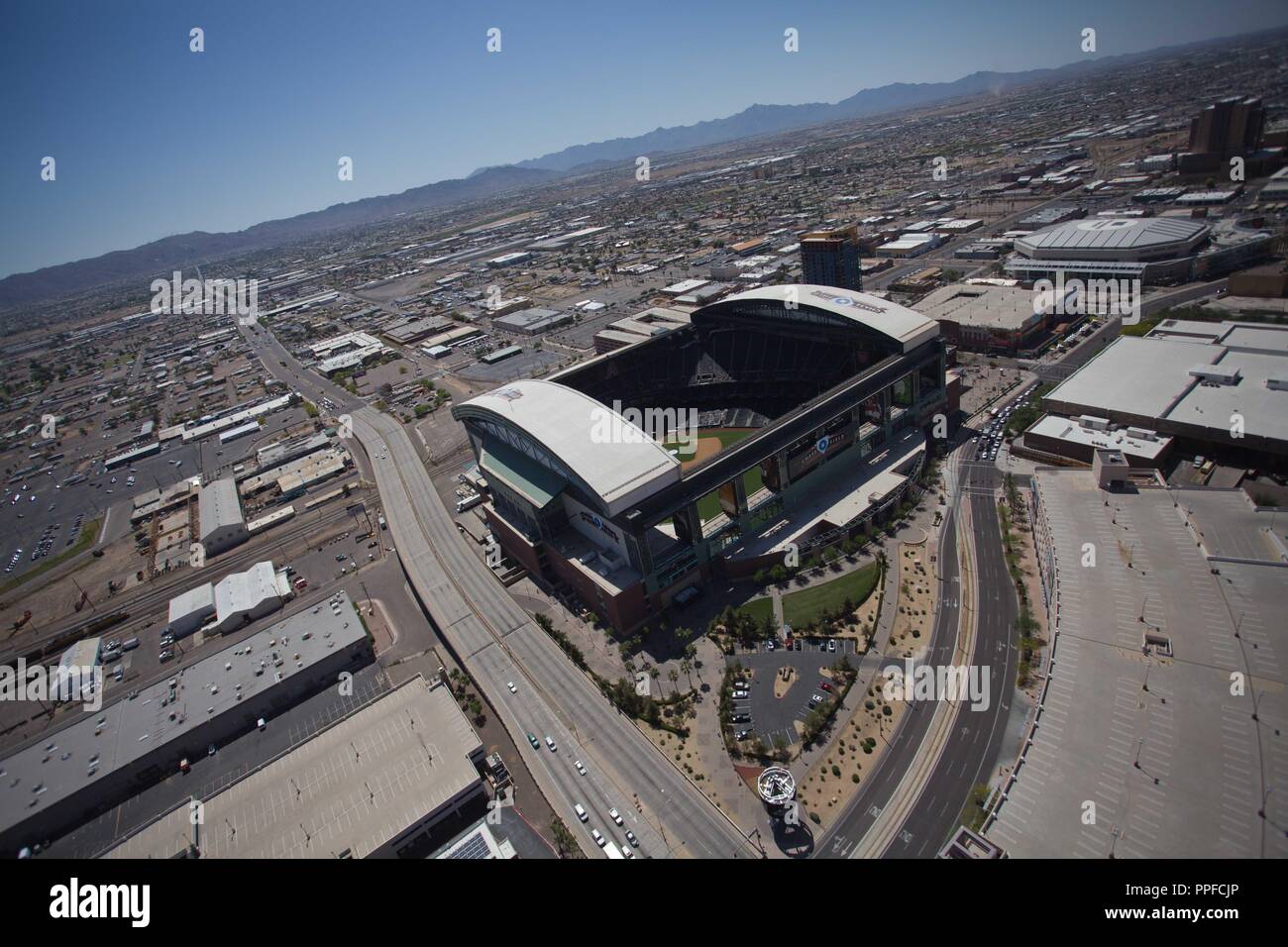 Scottsdale stadium aerial hi-res stock photography and images - Alamy