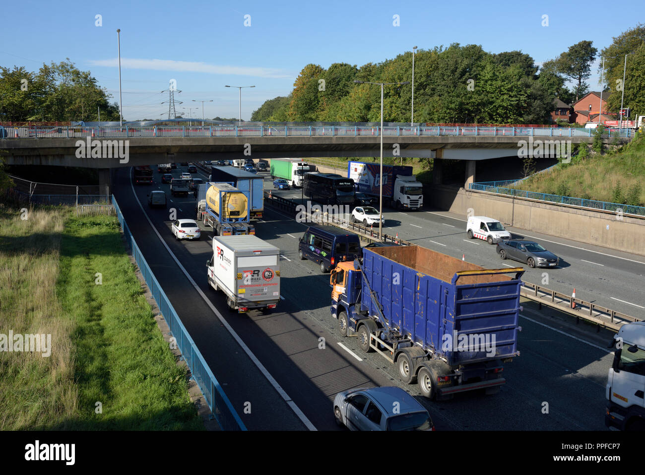 A56 crossing m60 motorway hi-res stock photography and images - Alamy