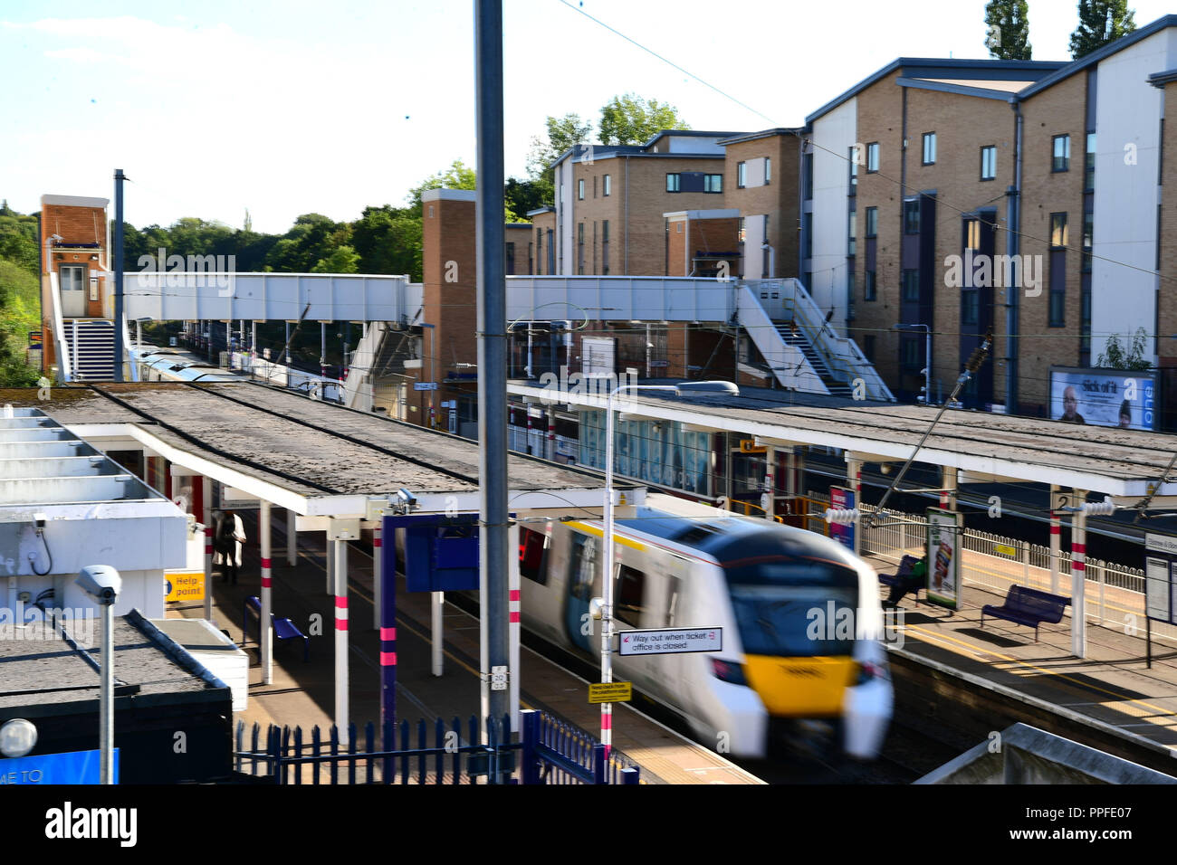 Elstree and Borehamwood station in Hertfordshire where a dog named ...